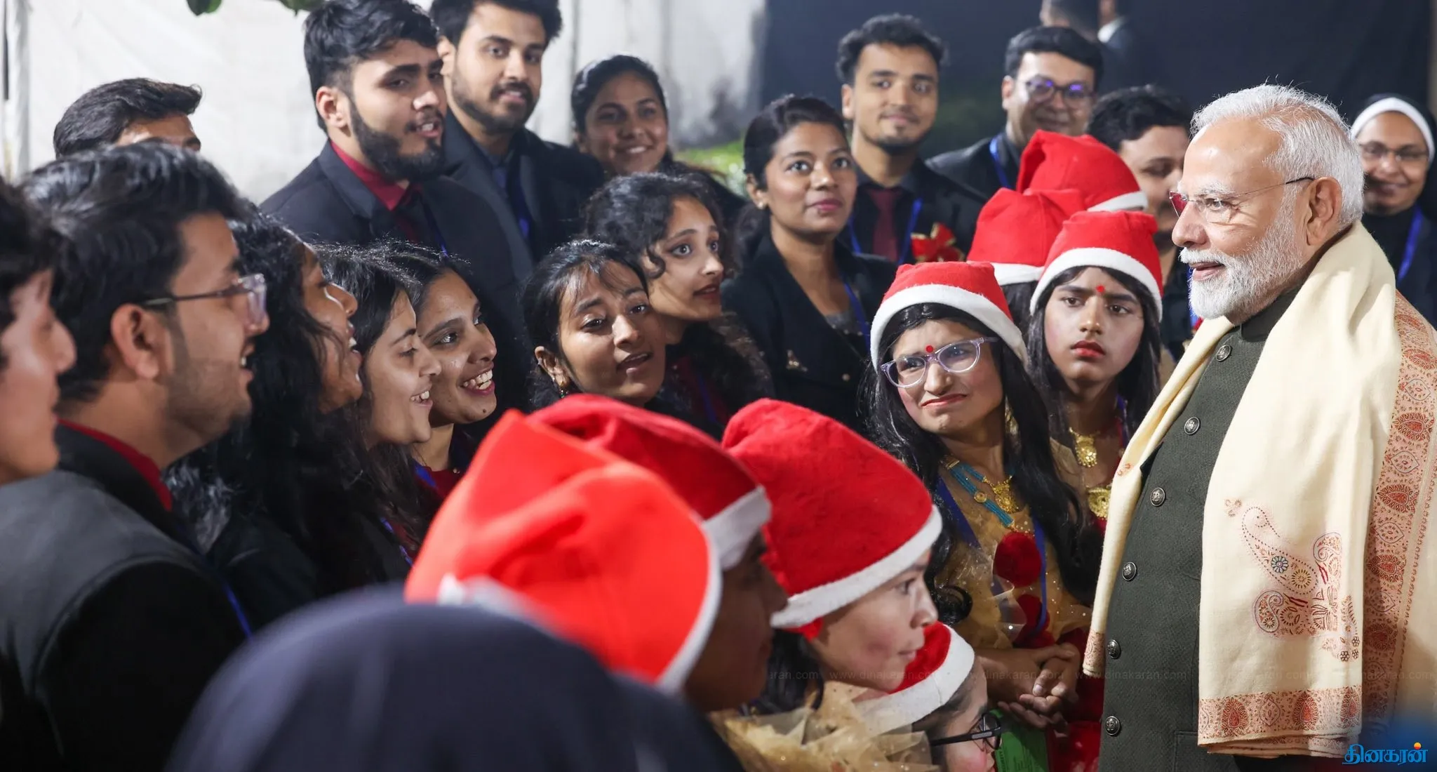 கிறிஸ்துமஸ் விழா கொண்டாட்டம்: பிரதமர் நரேந்திர மோடி பங்கேற்பு!! - Dinakaran
